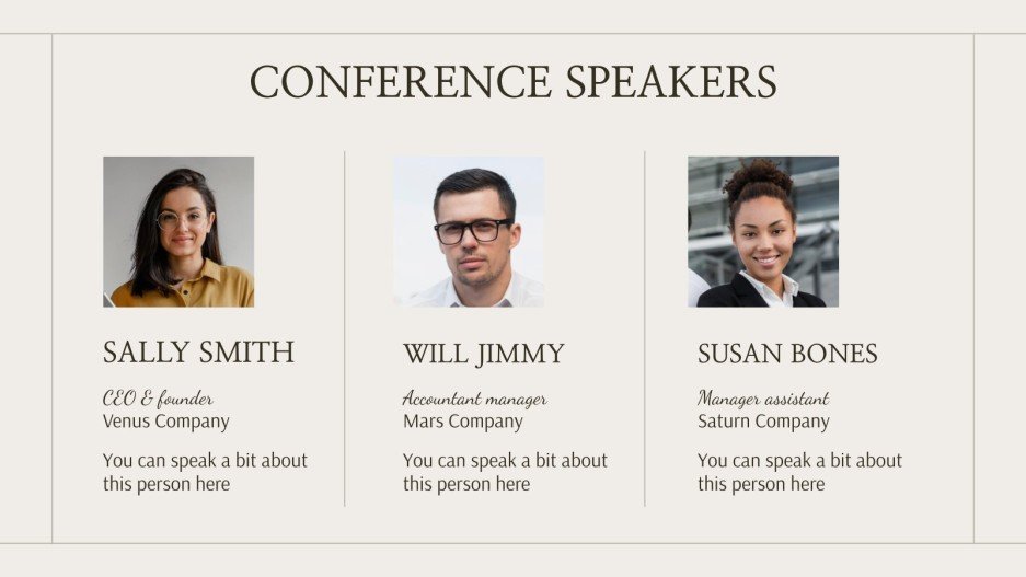 Elegant Conference Style Presentation