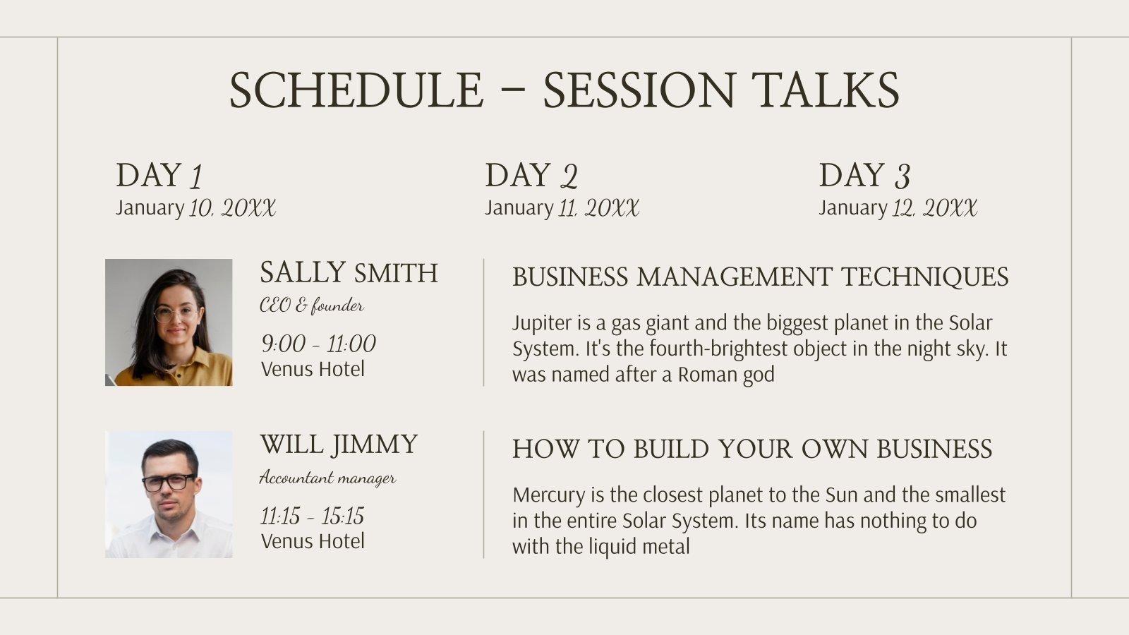 Elegant Conference Style Presentation