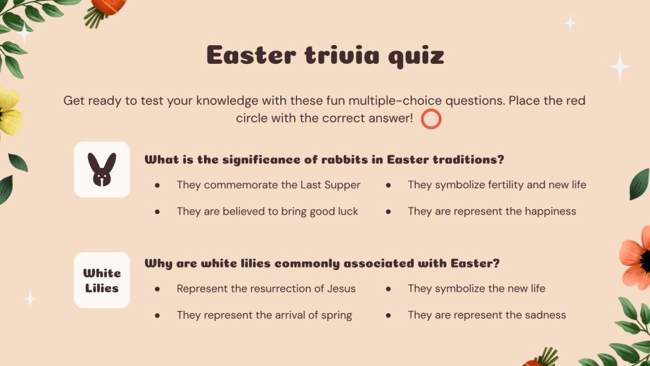 Middle School Activities to Celebrate Easter Presentation