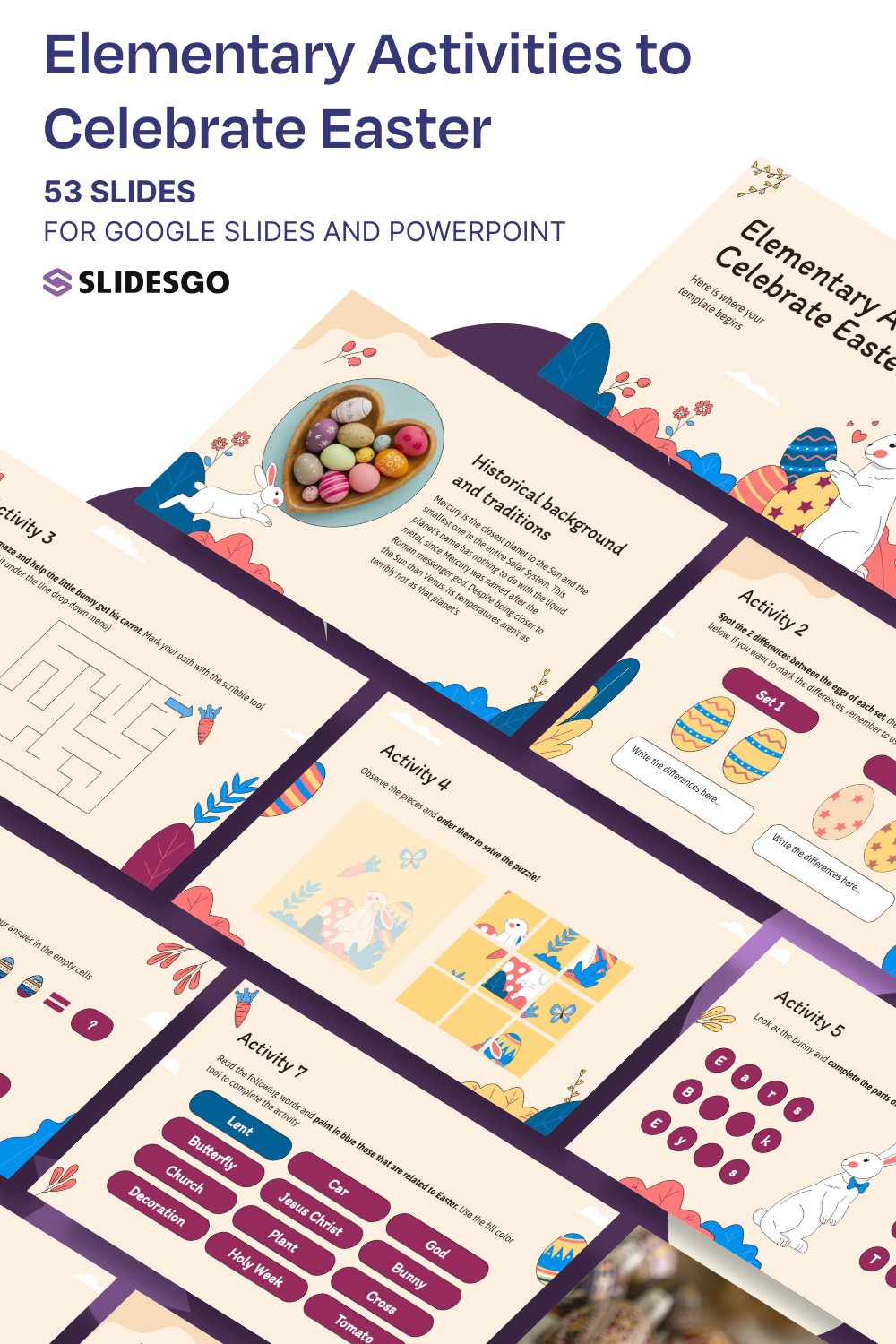 Elementary Activities to Celebrate Easter Presentation