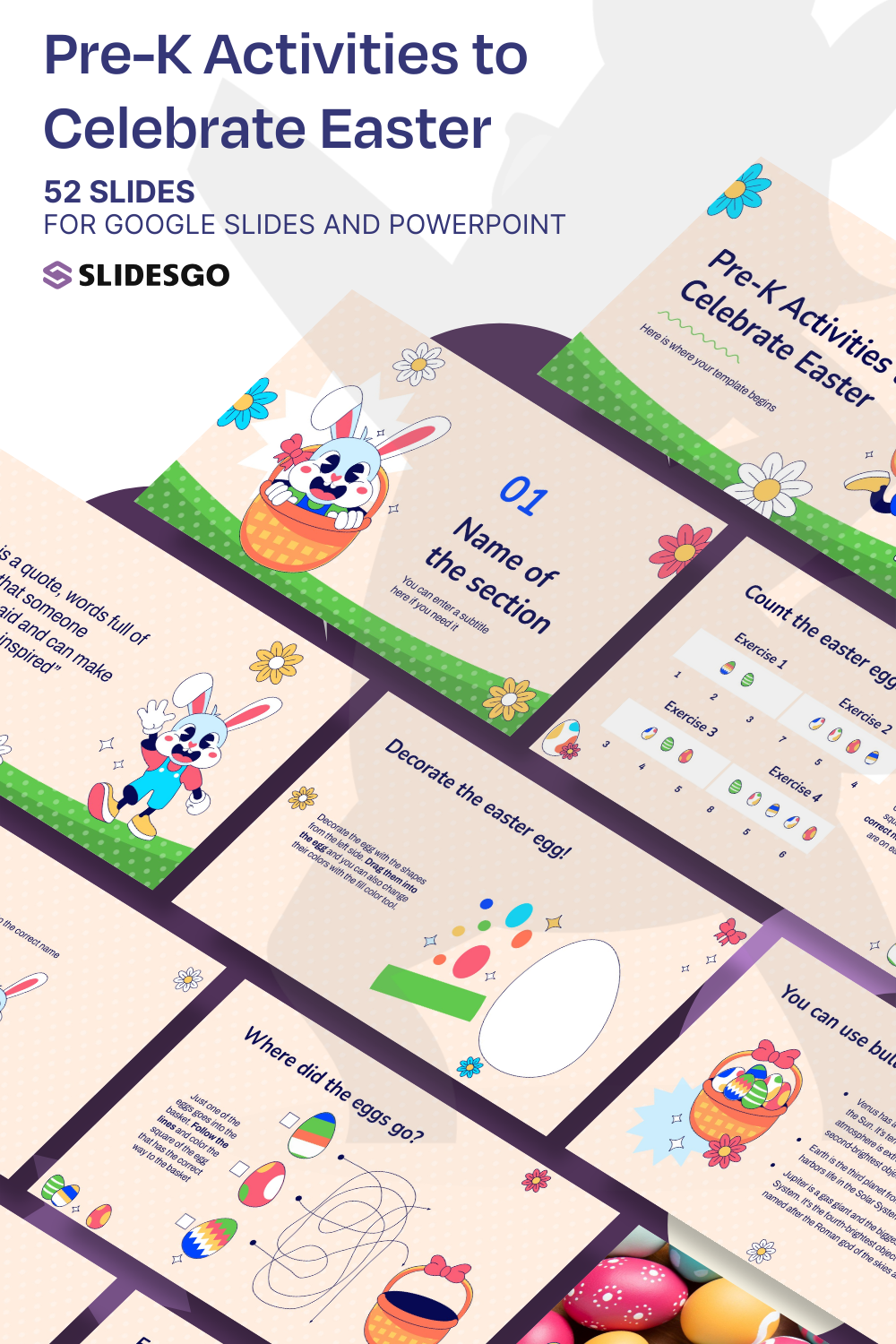 Pre-K Activities to Celebrate Easter Presentation