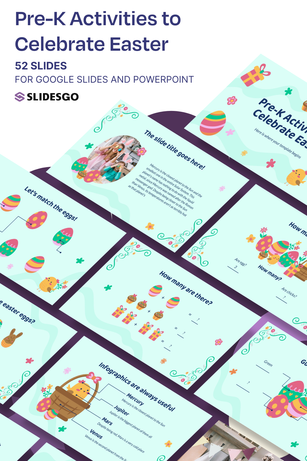 Pre-K Activities to Celebrate Easter Presentation