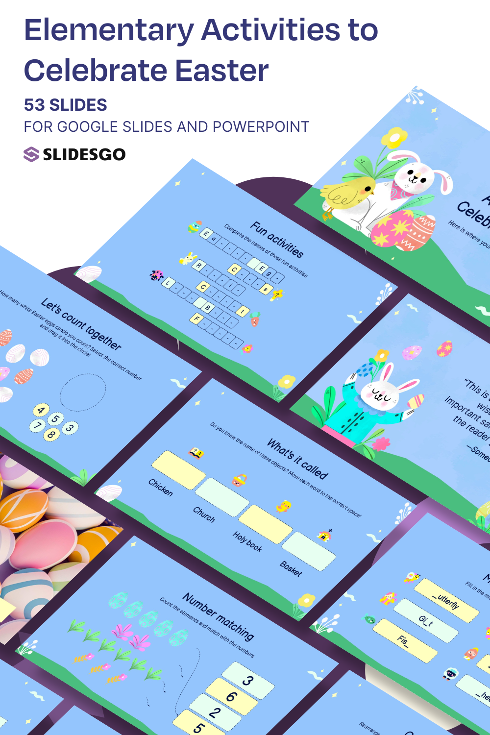 Elementary Activities to Celebrate Easter Presentation