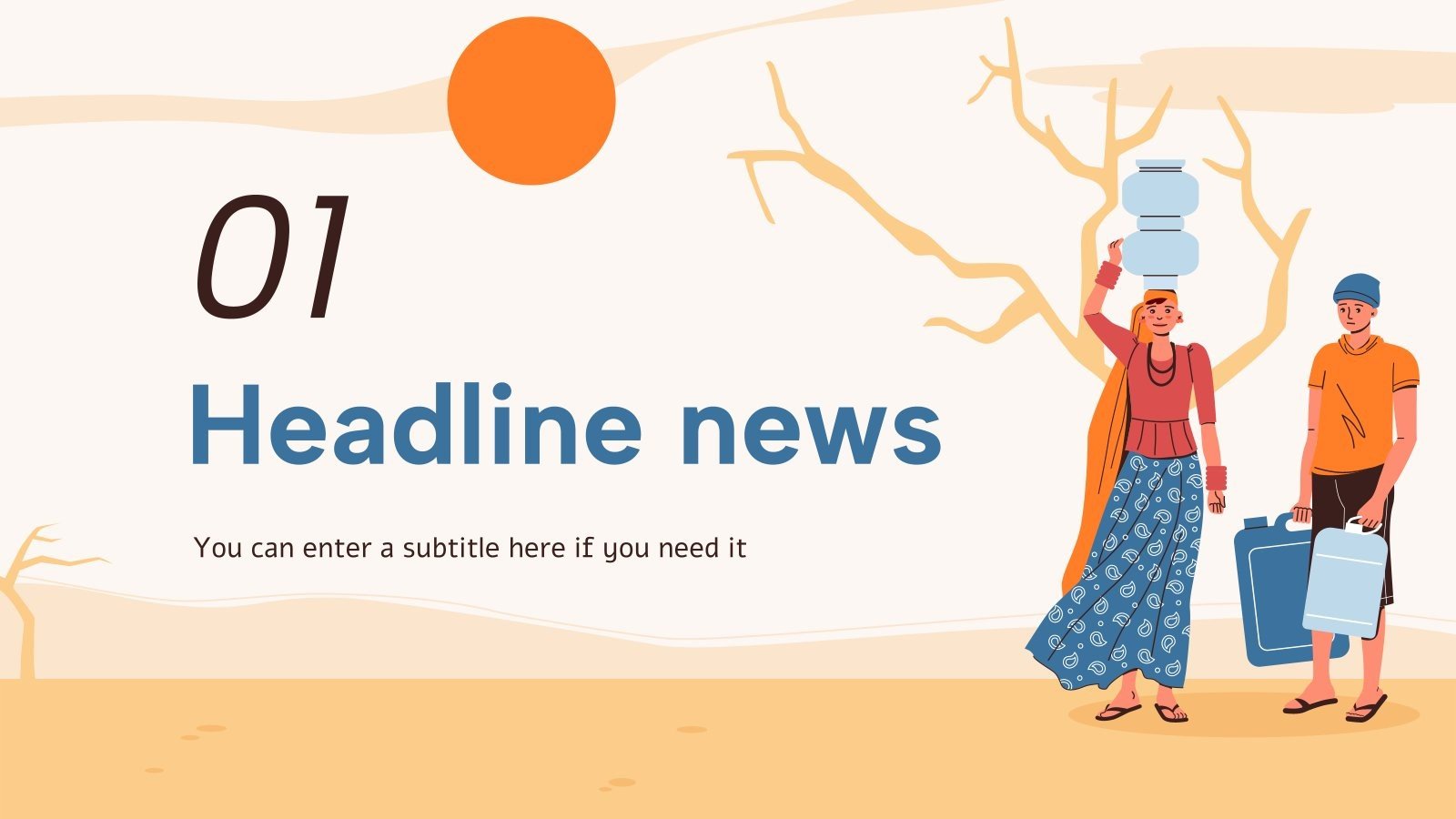 Drought Awareness Newsletter Presentation