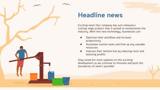 Drought Awareness Newsletter Presentation