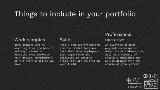 Calculus Style Portfolio Presentation