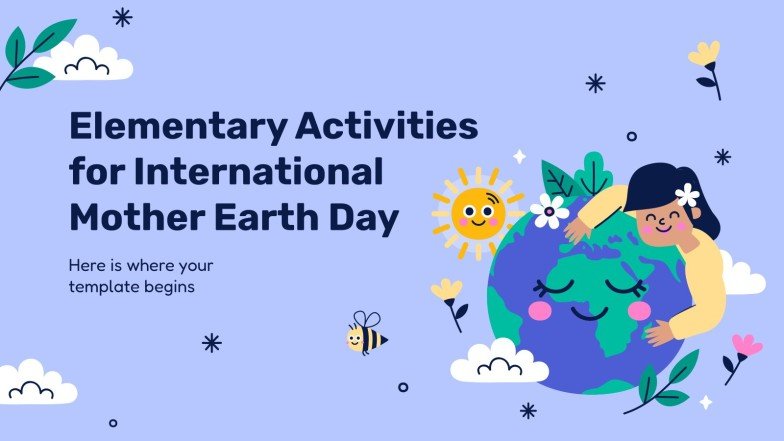 Elementary Activities for International Mother Earth Day