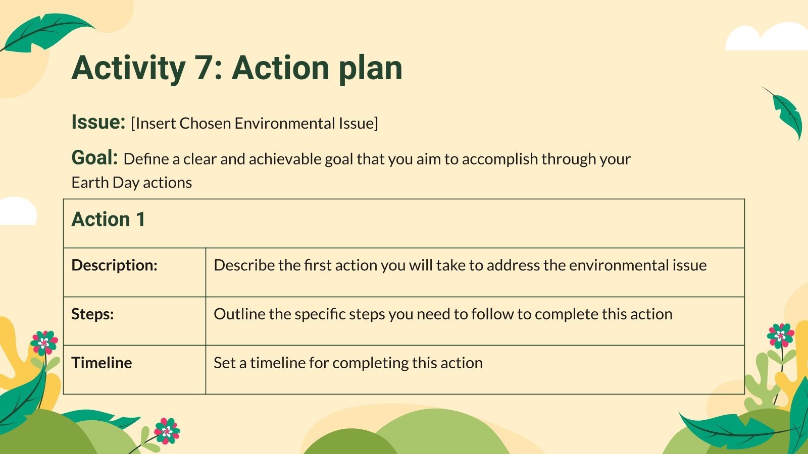 Middle School Activities for International Mother Earth Day