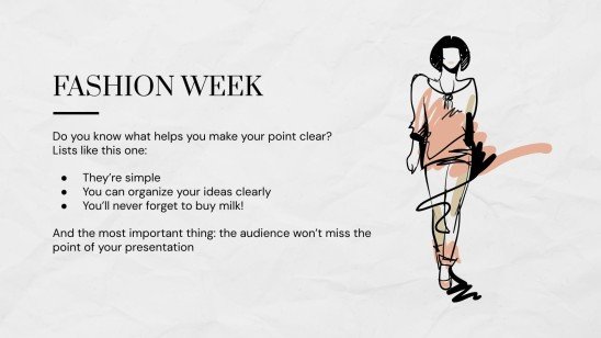 Défilé de mode à Paris | Google Slides et PowerPoint