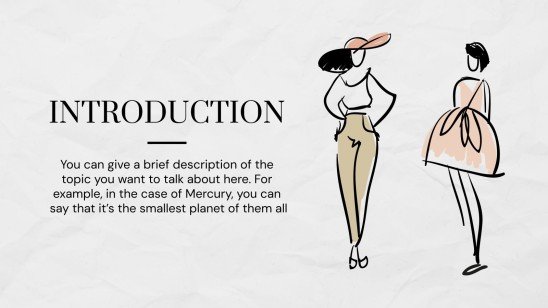 Défilé de mode à Paris | Google Slides et PowerPoint