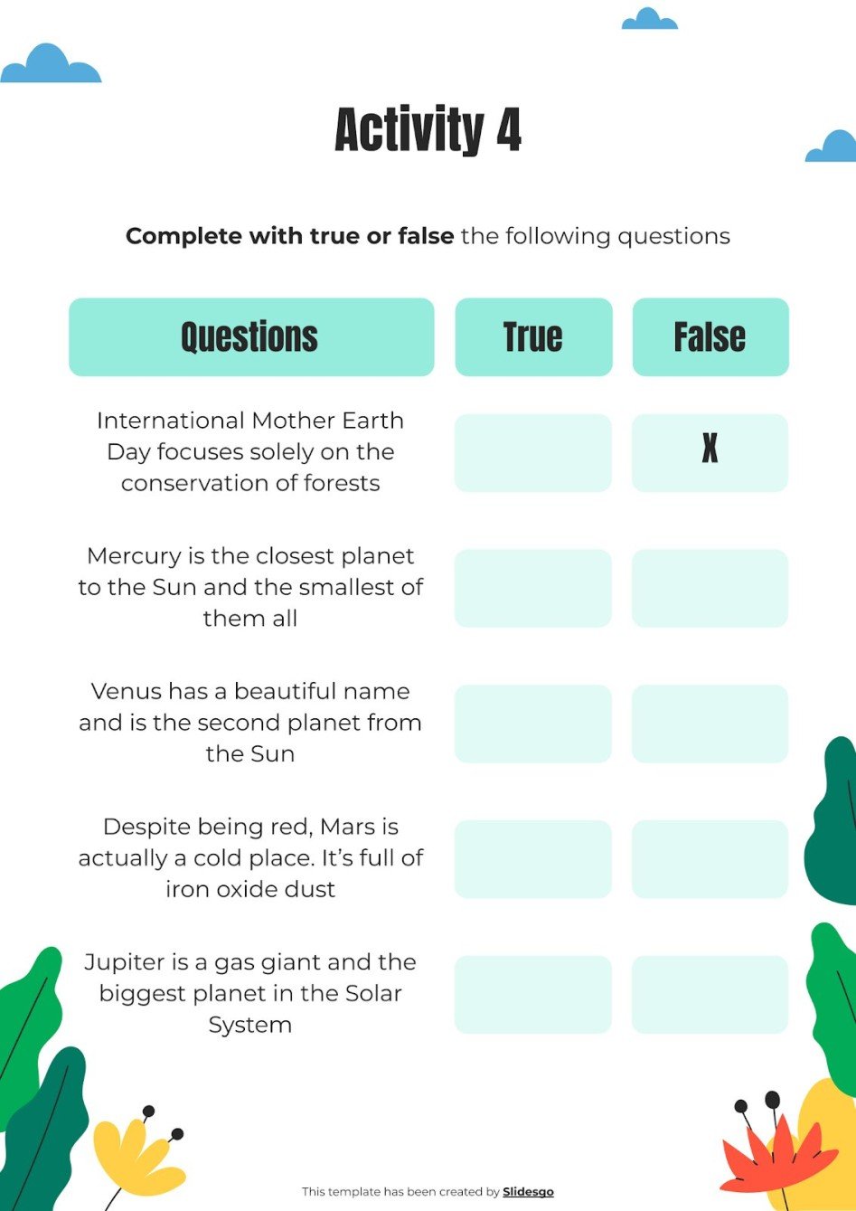 Actividades de bachillerato para el Día de la Madre Tierra