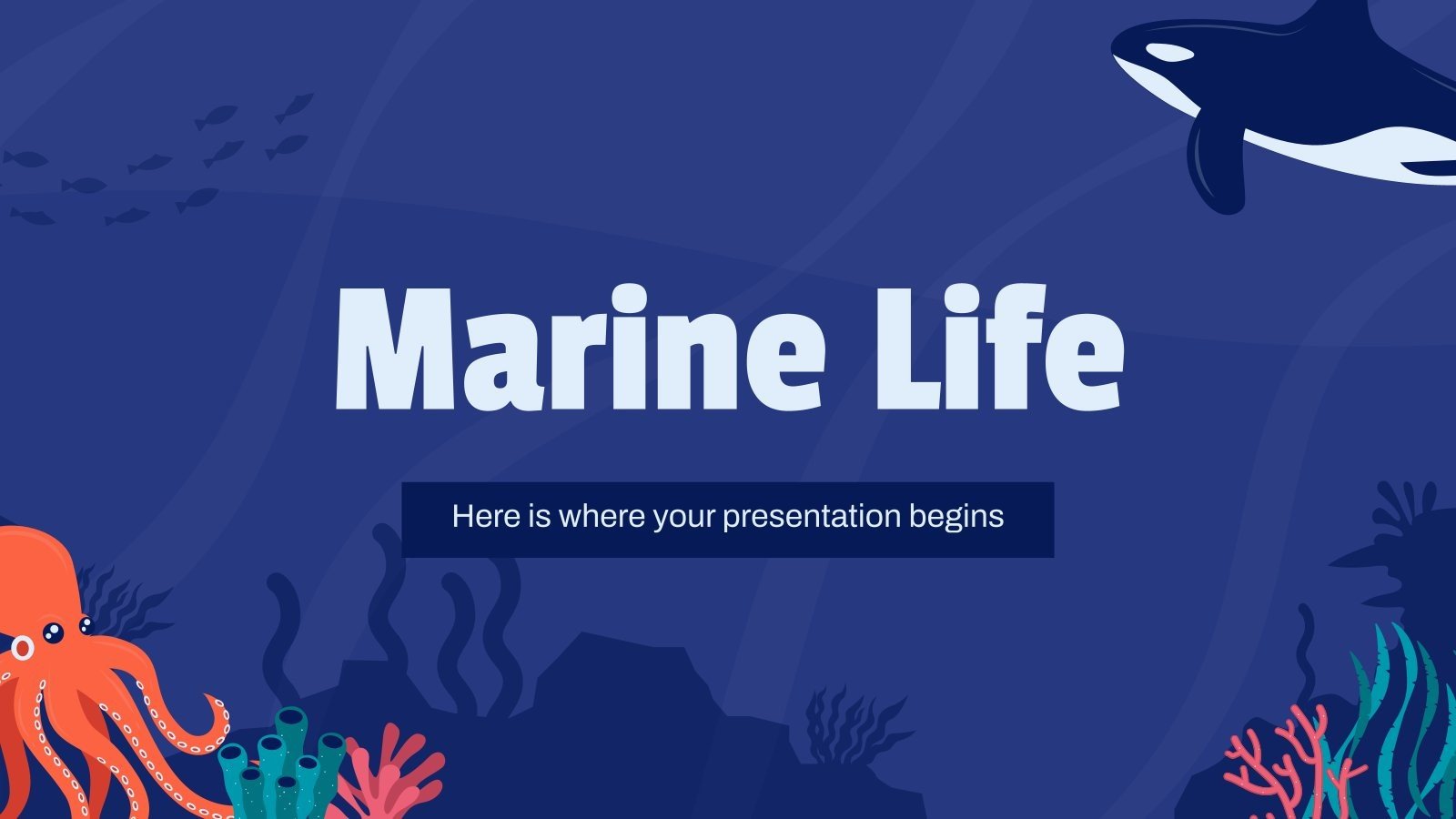 Plantillas gratuitas sobre playas para Google Slides y PPT