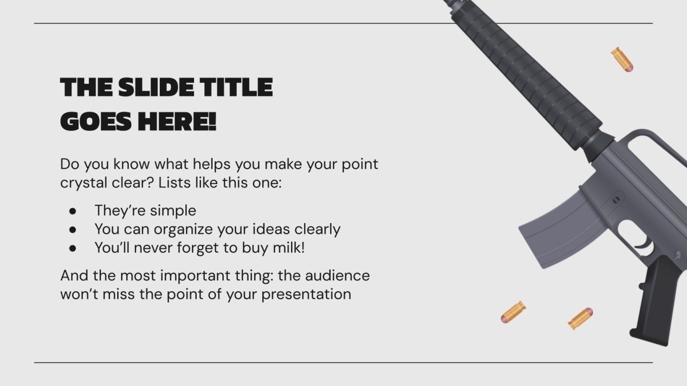 Weapons Presentation