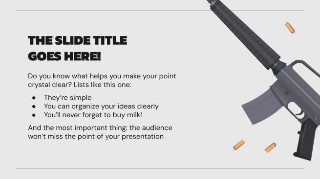 Weapons Presentation