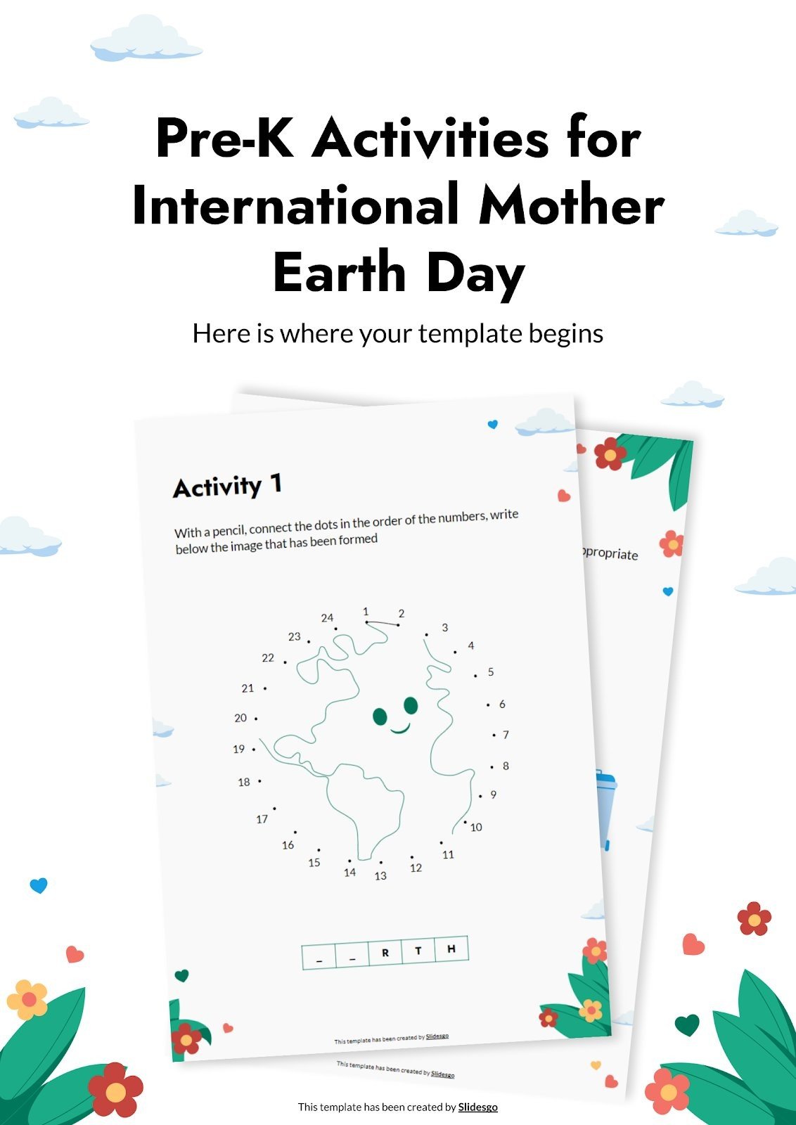 Pre-K Activities for International Mother Earth Day