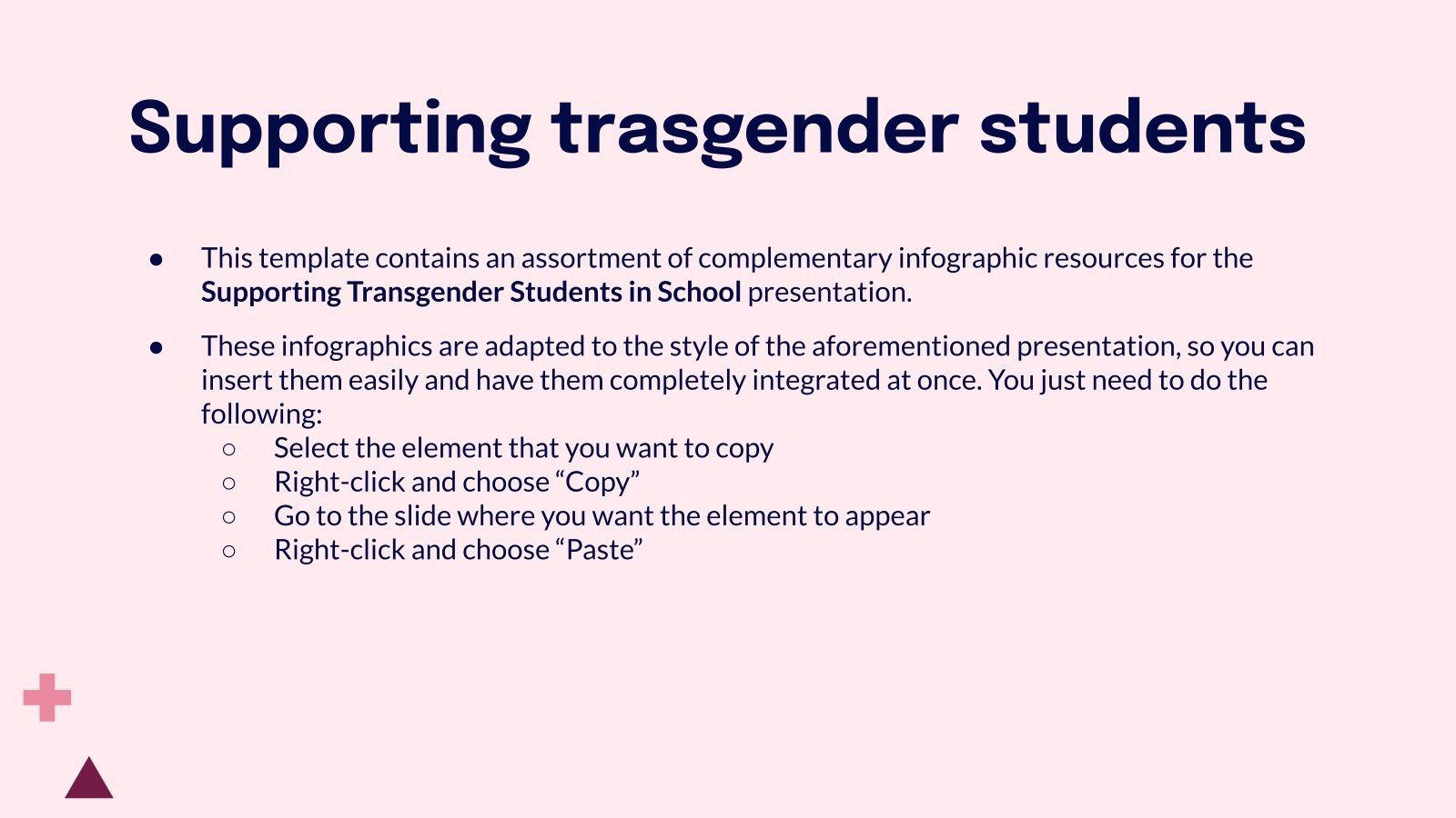 Unterstützung von Transgender-Schülern Infografiken