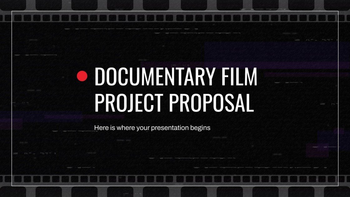 Documentary Film Project Proposal Presentation