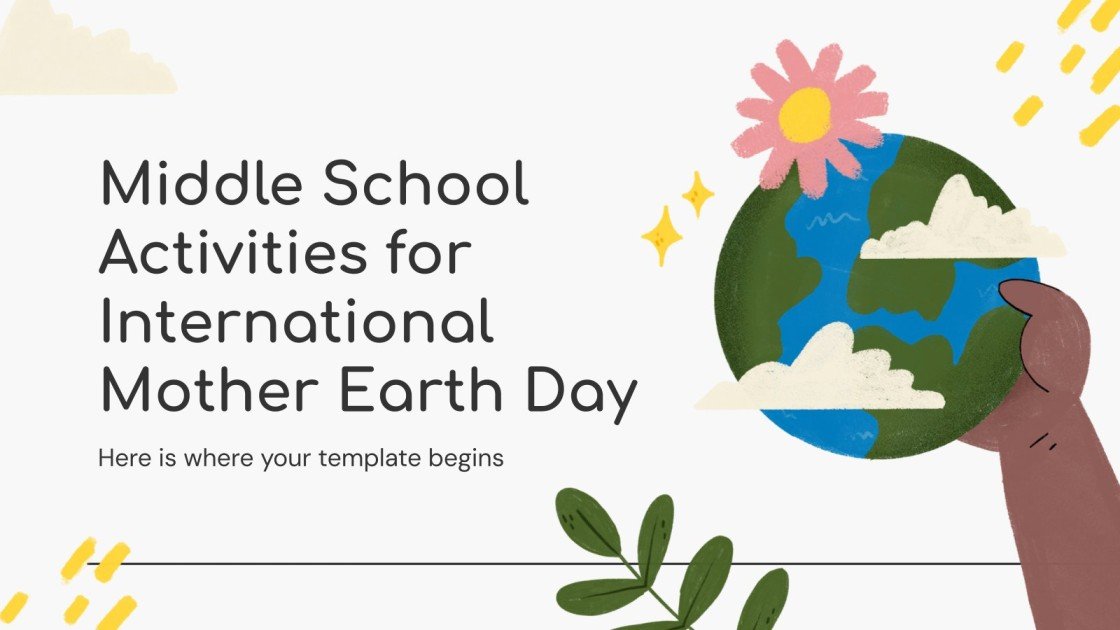 Middle School Activities for International Mother Earth Day