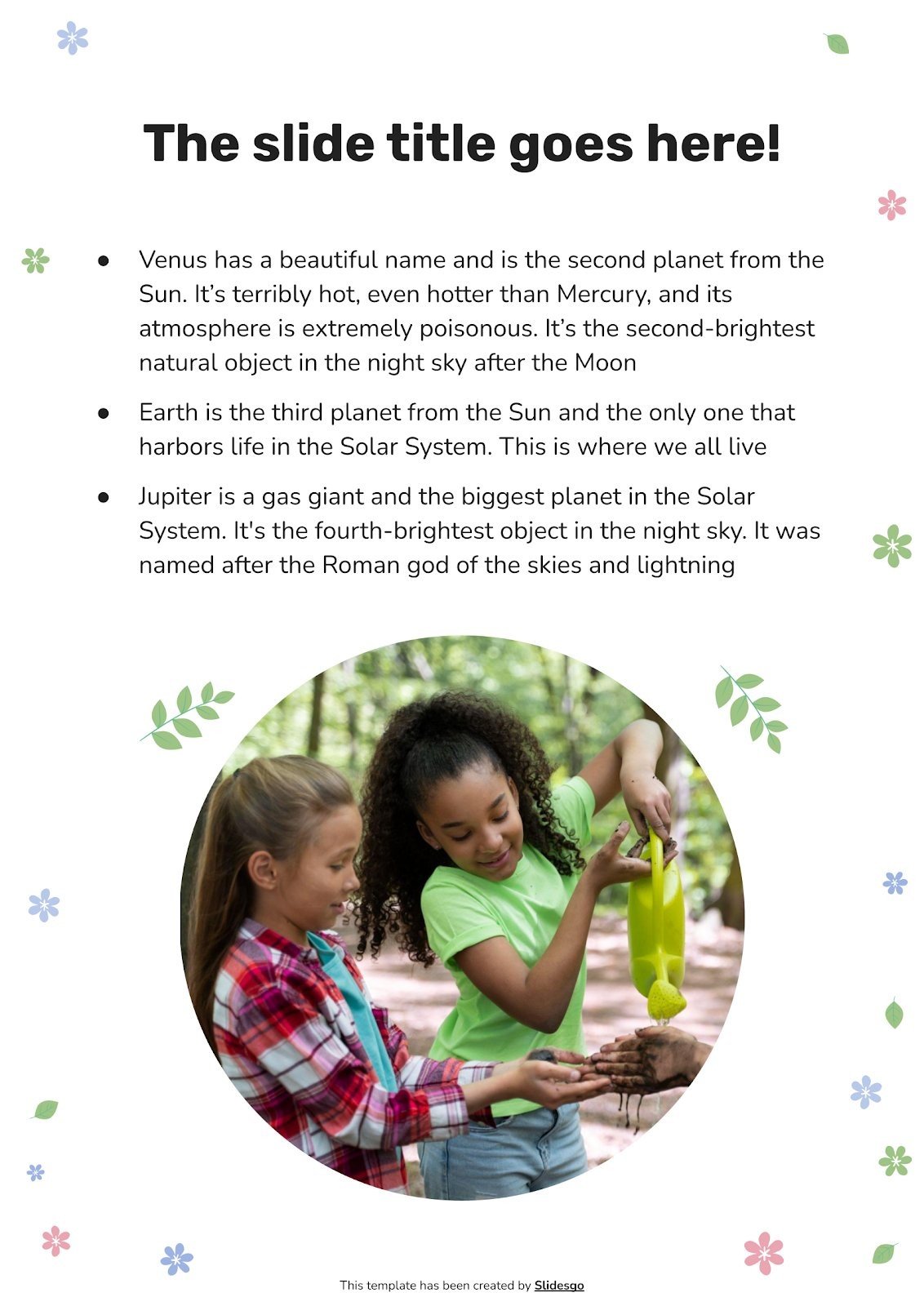 Pre-K Activities for International Mother Earth Day