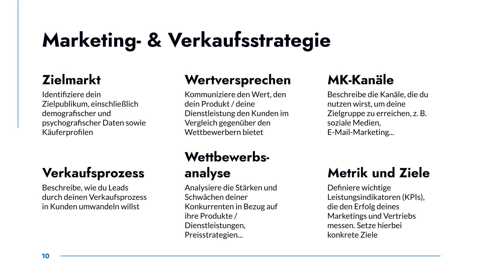 Contrasted Grayscale Business Plan Presentation