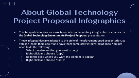 Infographies Proposition de projet en technologie mondiale