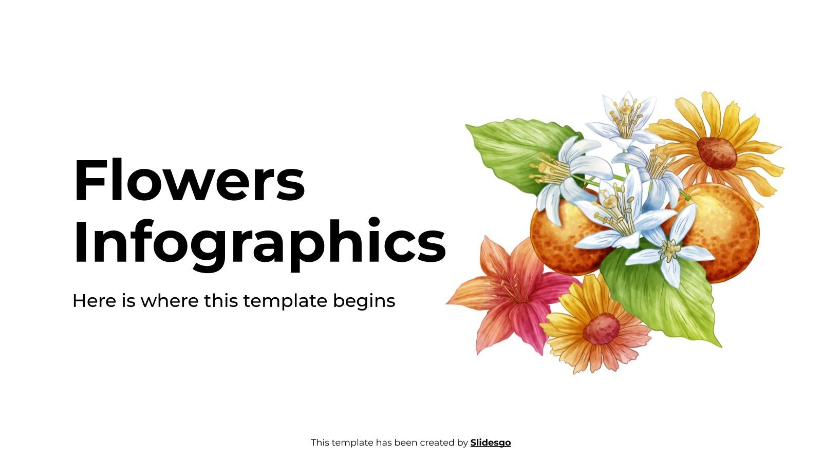 Flowers Infographics Template