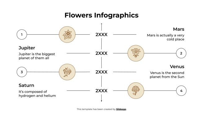 Flowers Infographics Template
