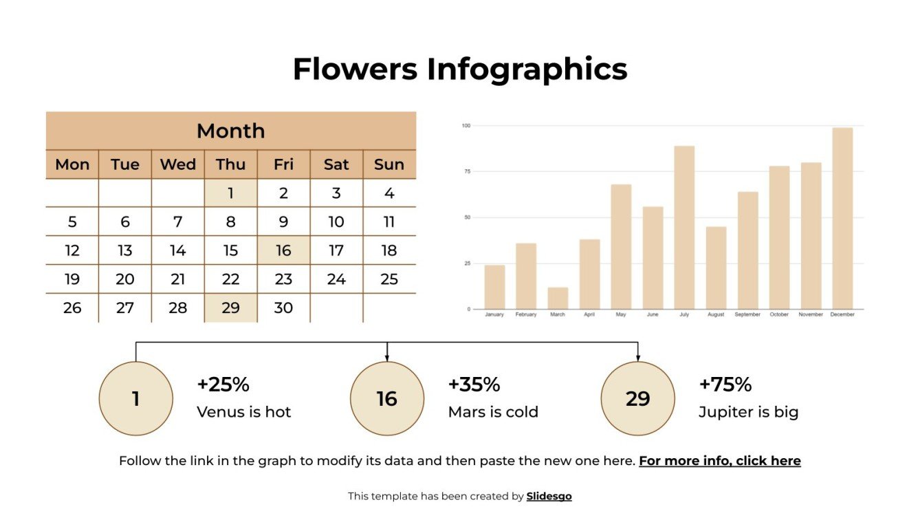 Flowers Infographics Template