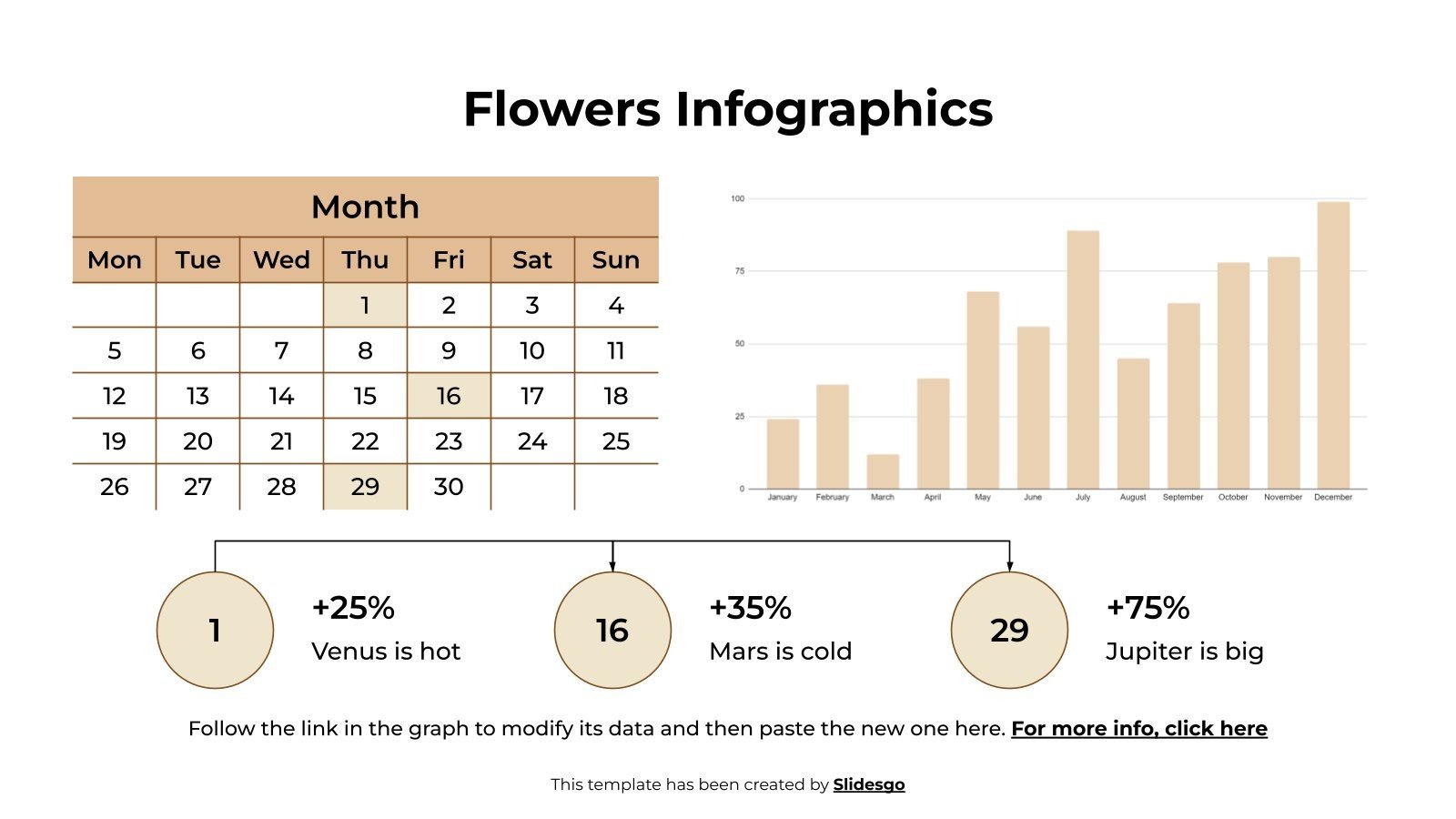 Flowers Infographics Template