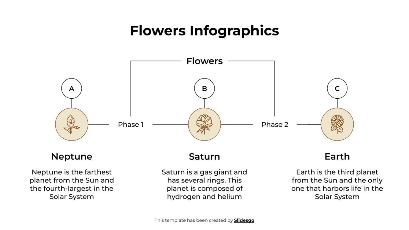 Flowers Infographics Template
