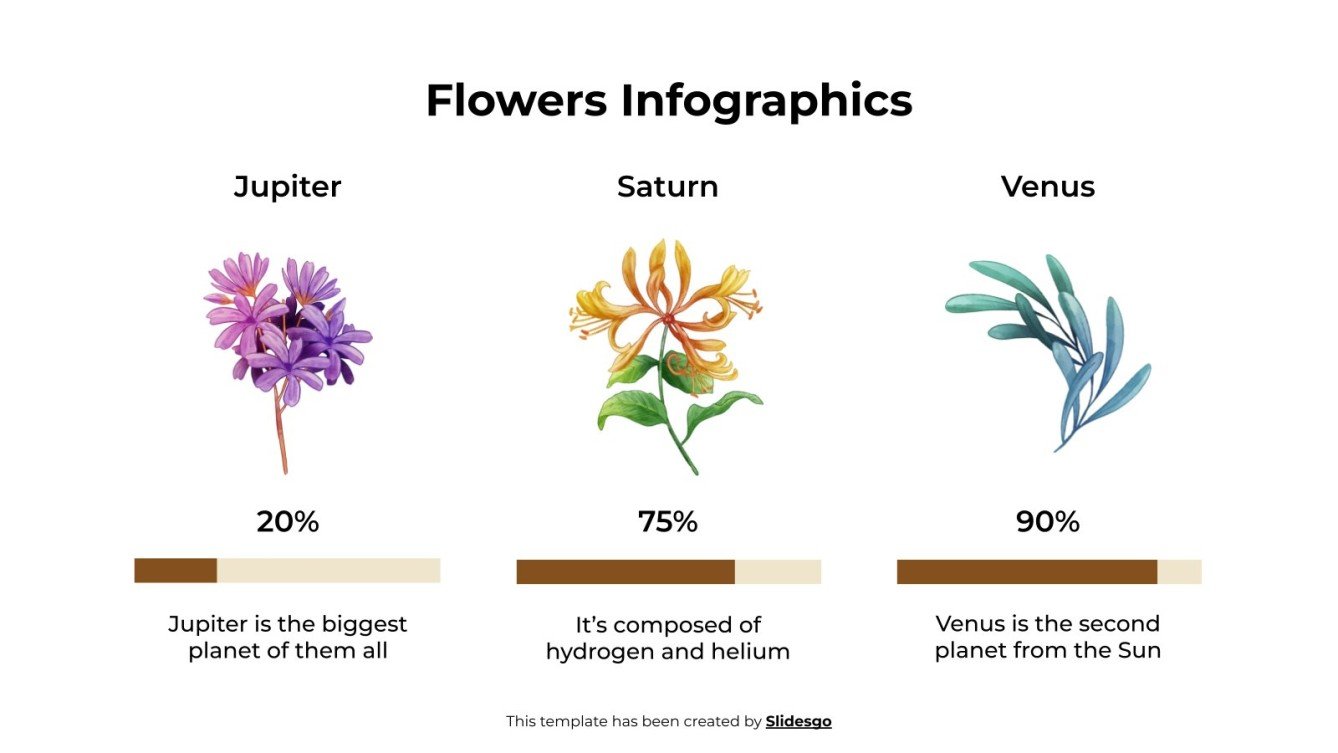 Flowers Infographics Template