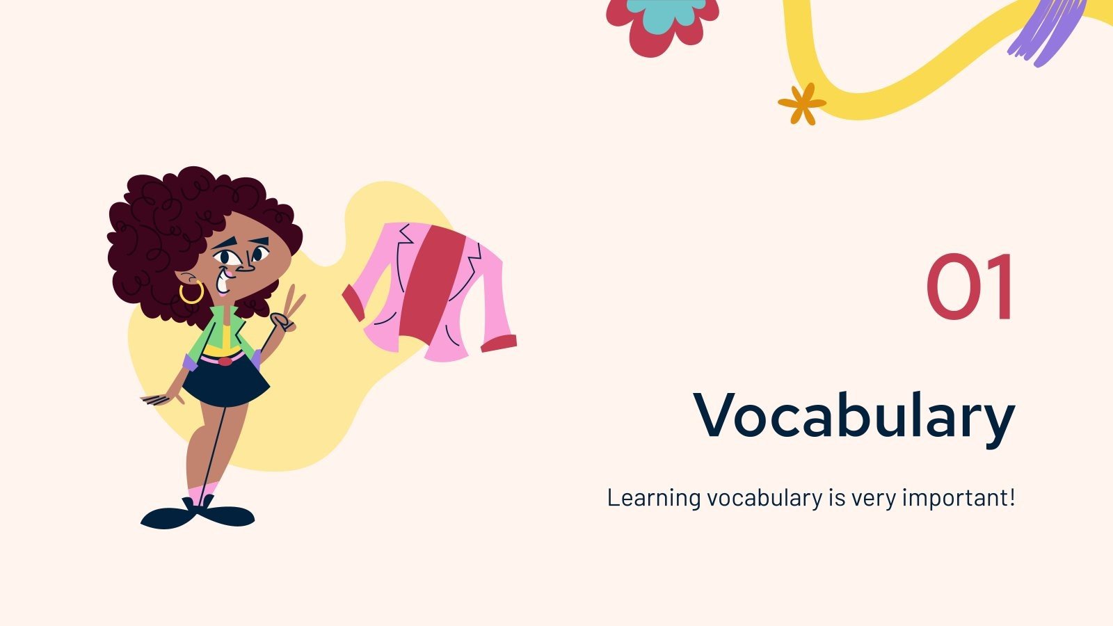 Clothing and Accessories Vocabulary - French - 1st Grade