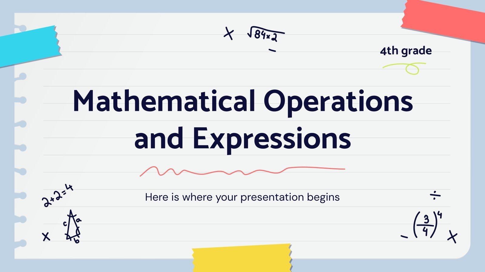 Mathematical Operations and Expressions - 4th Grade