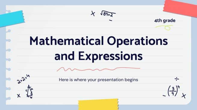 Mathematical Operations and Expressions - 4th Grade