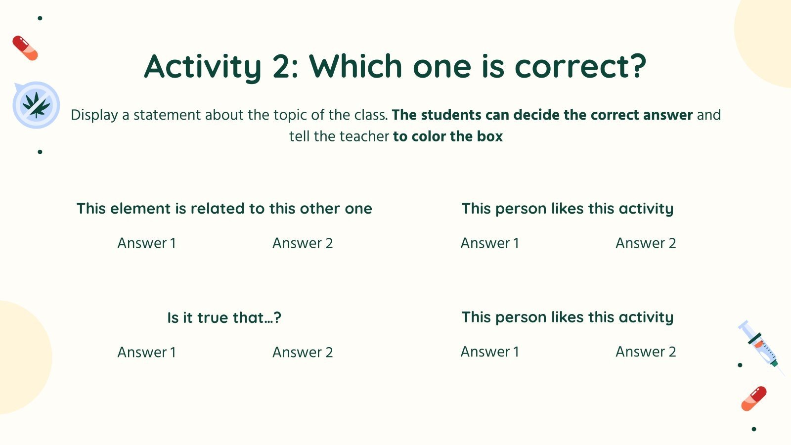 Substance Abuse Prevention (Introduction) - 2nd Grade