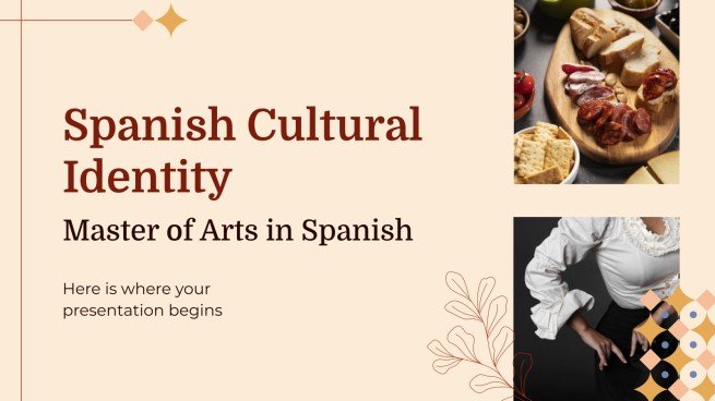 Spanish Cultural Identity - Master of Arts in Spanish