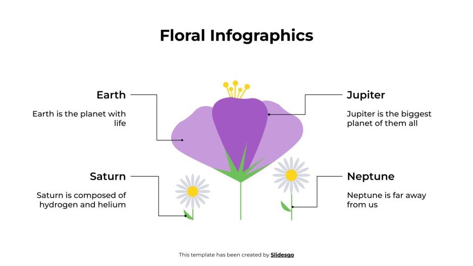 Floral Infographics Template