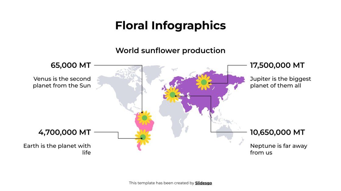 Floral Infographics Template