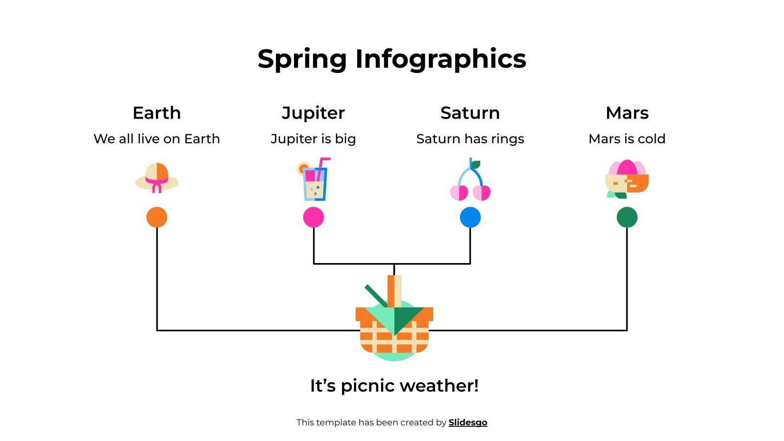 Spring Infographics Template