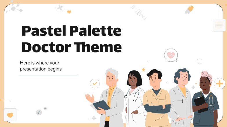 Pastel Palette Doctor Theme Presentation