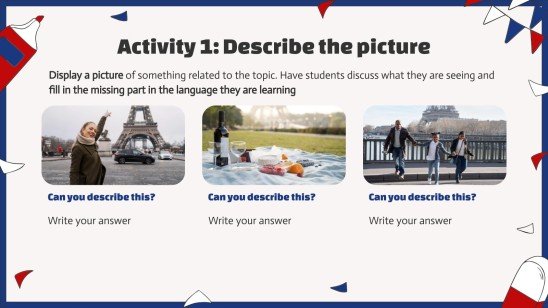 Holidays and Celebrations Vocabulary - French - 4th Grade