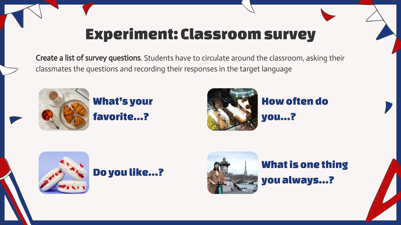 Holidays and Celebrations Vocabulary - French - 4th Grade