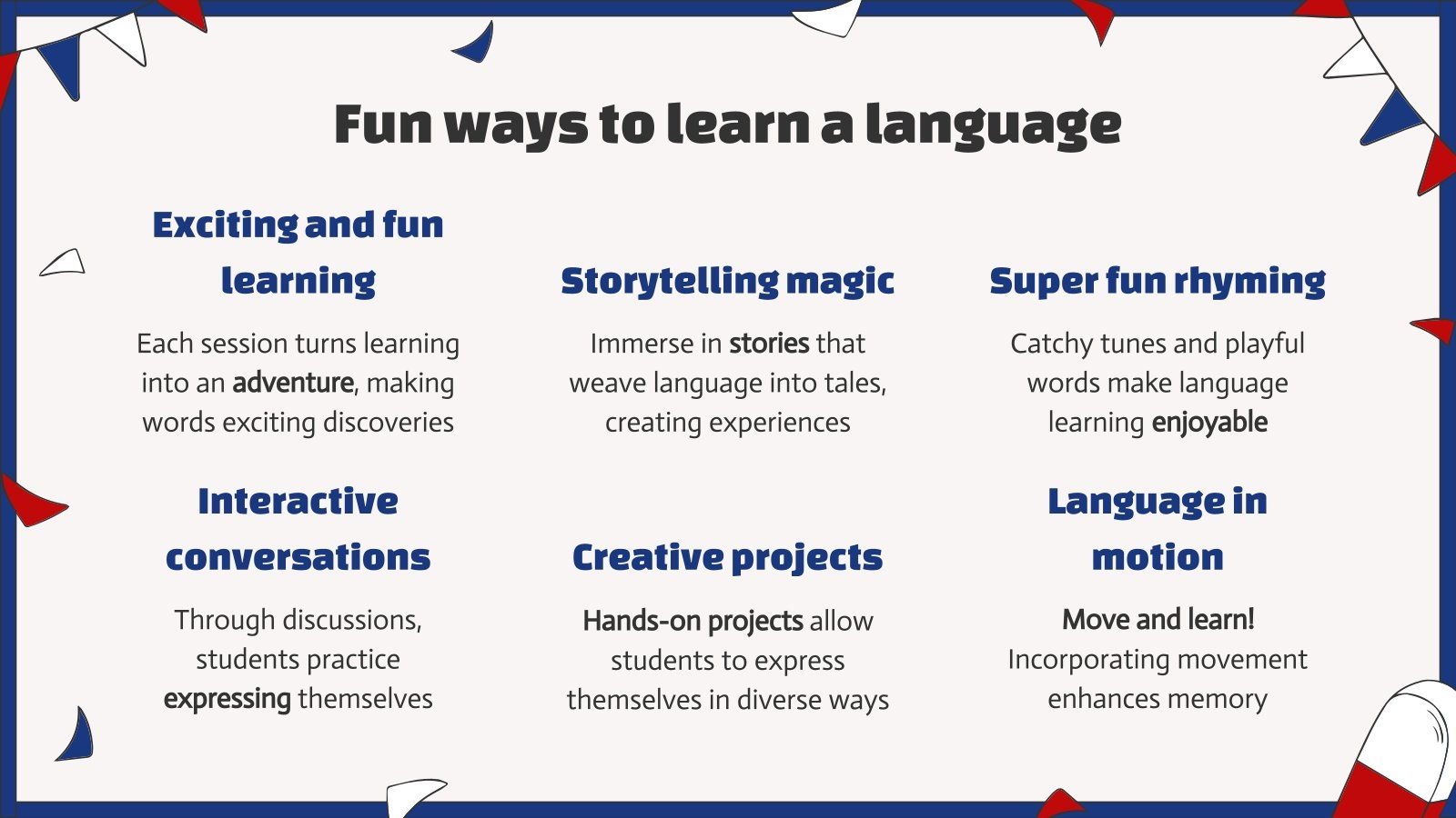 Holidays and Celebrations Vocabulary - French - 4th Grade