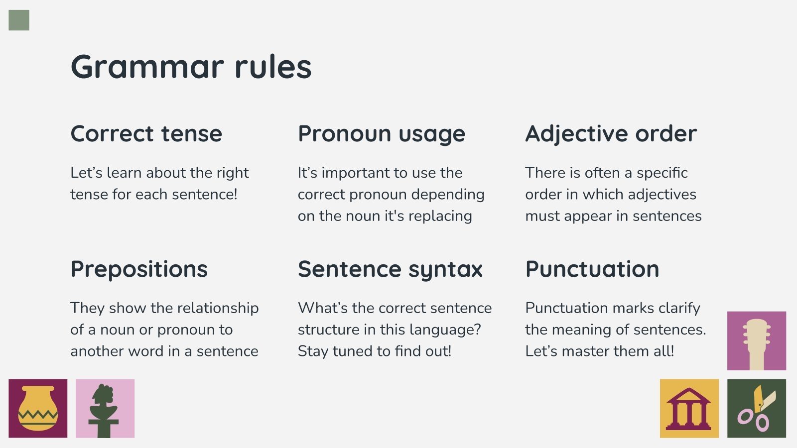 Art, Music, and Cultural Movements - Spanish - 10th Grade