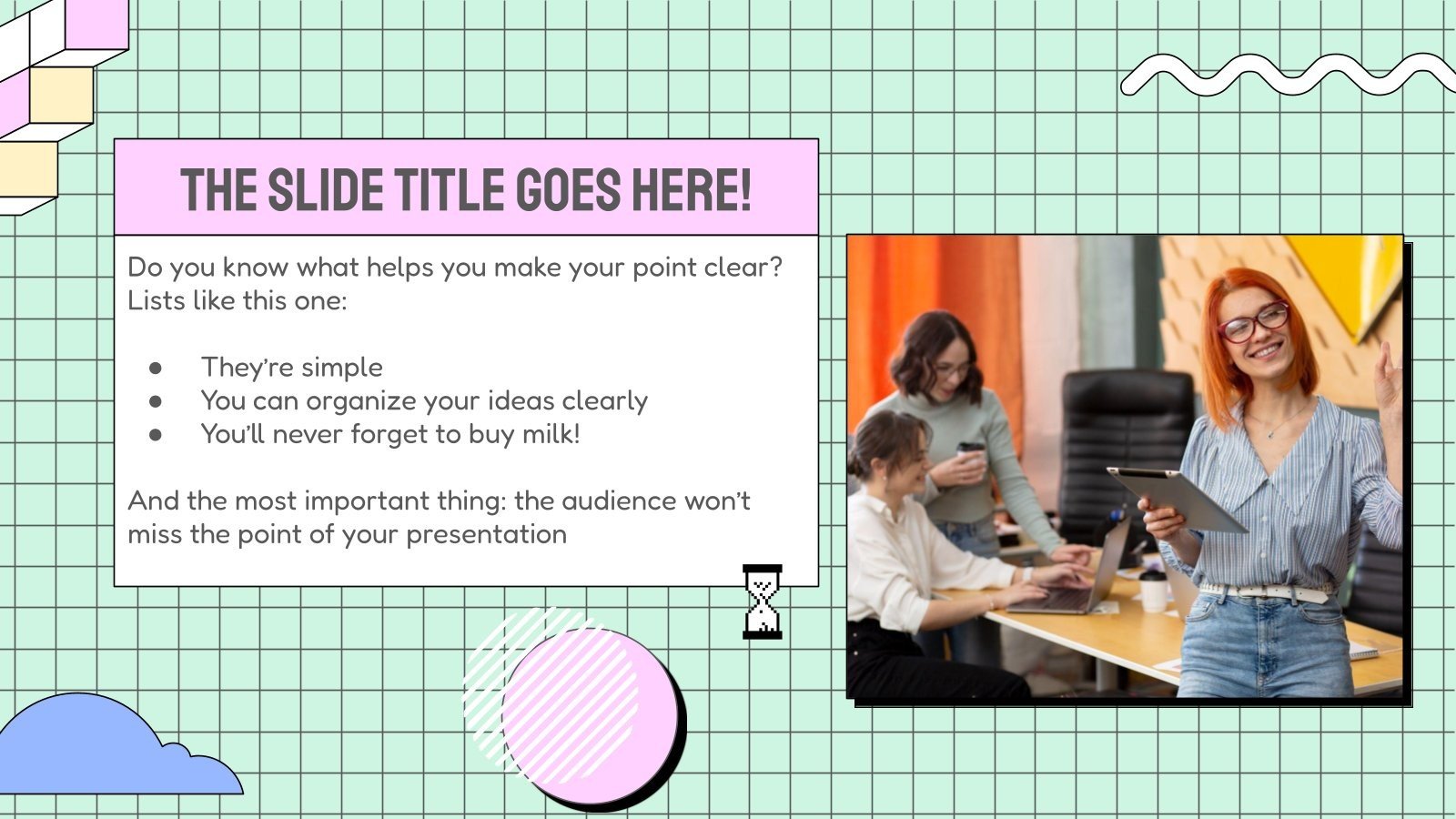 Cute and Pastel Grid Newsletter | Google Slides & PowerPoint