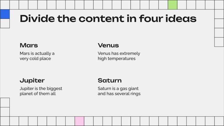 Cool Background Grid Slides Presentation