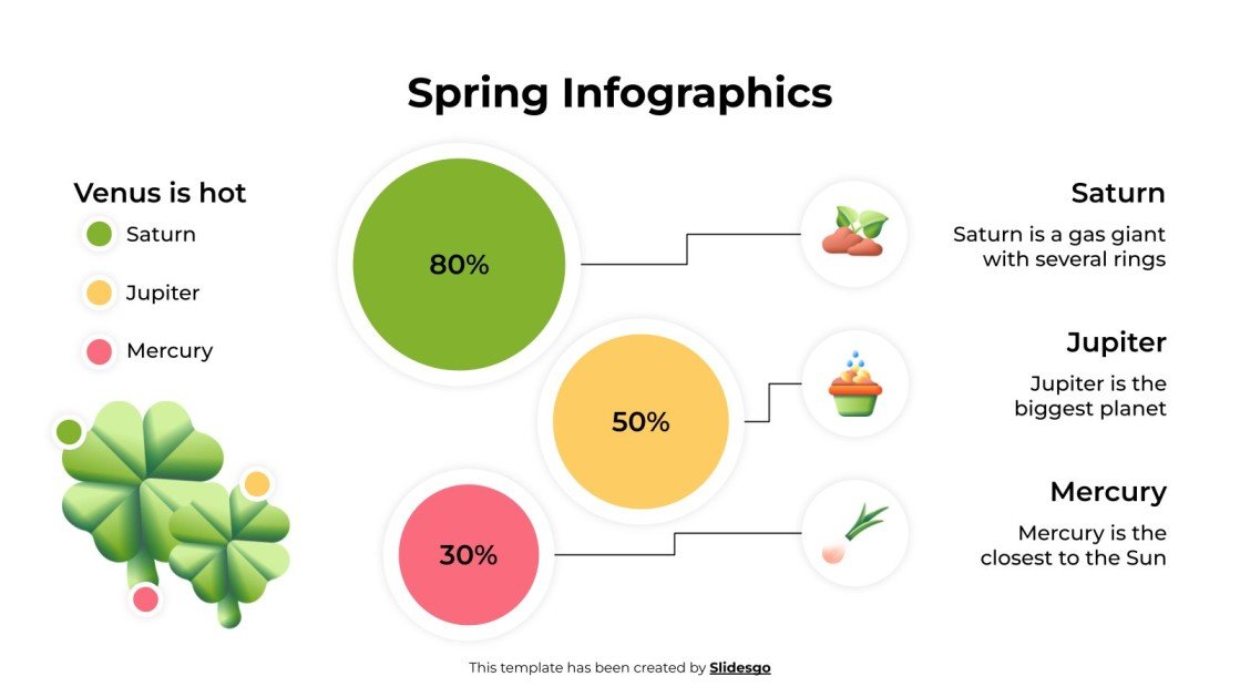 Spring Infographics Template