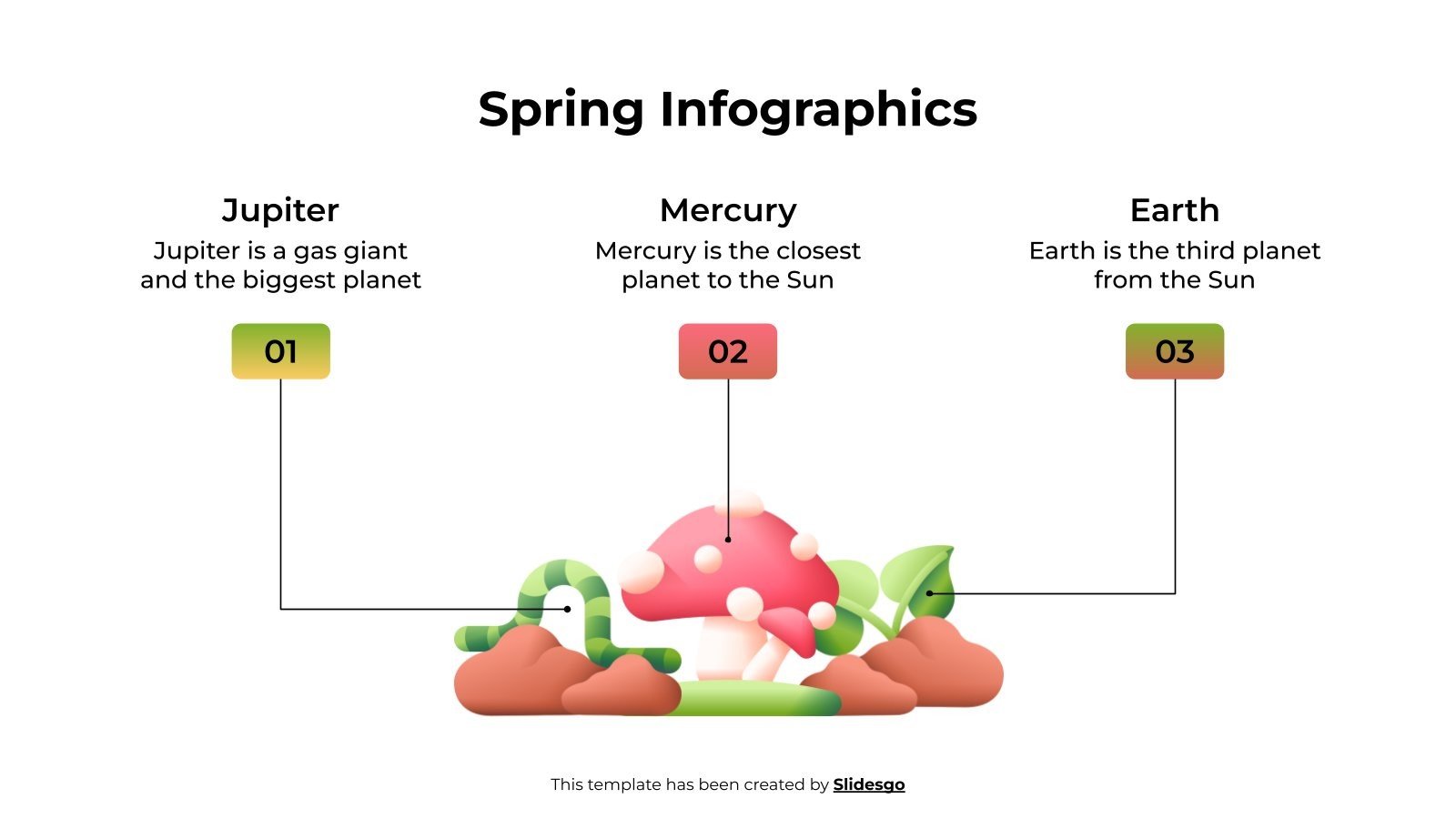 Spring Infographics Template