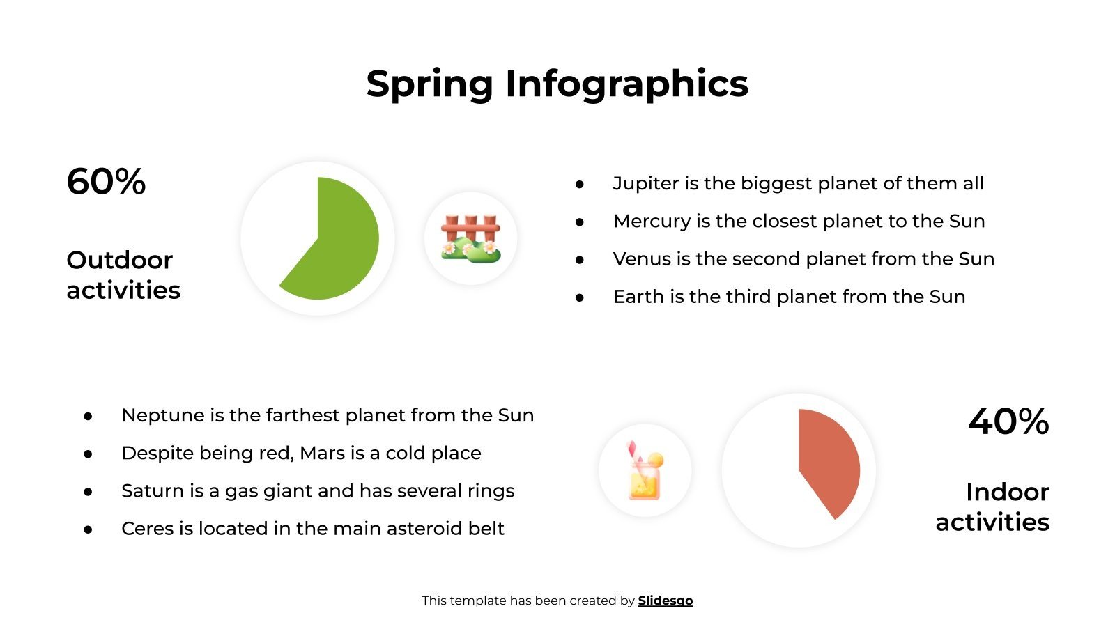 Spring Infographics Template