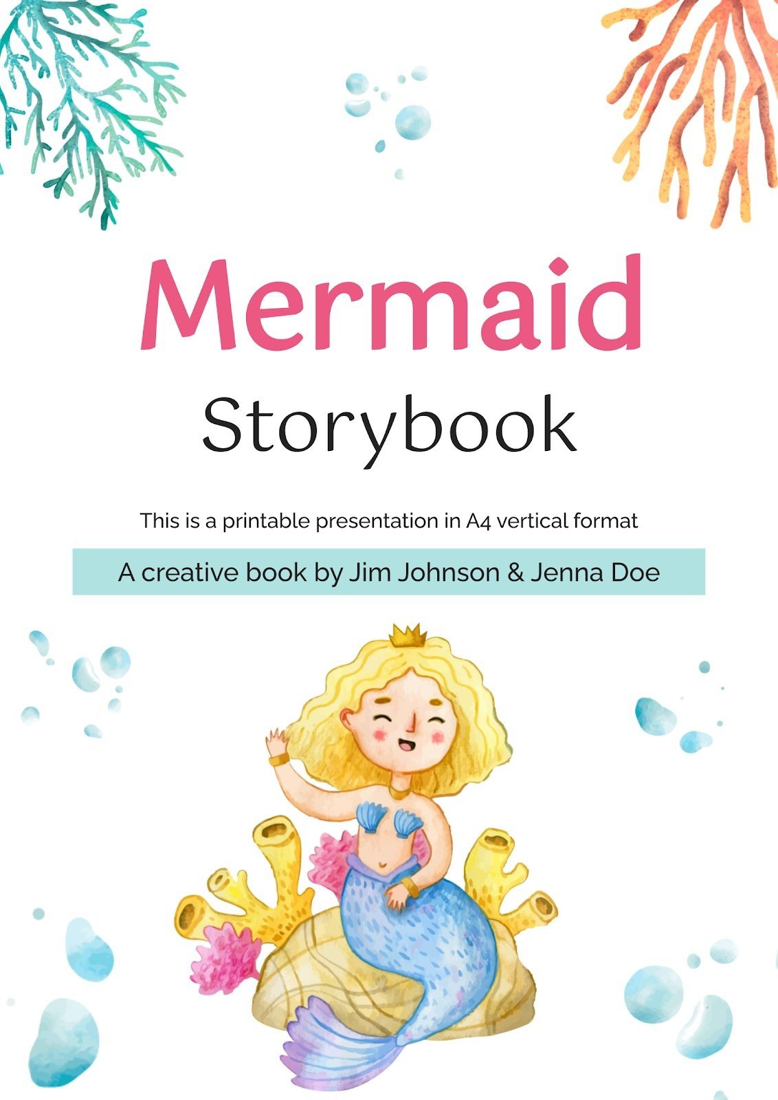 Free Google Slides and PPT templates on mermaids
